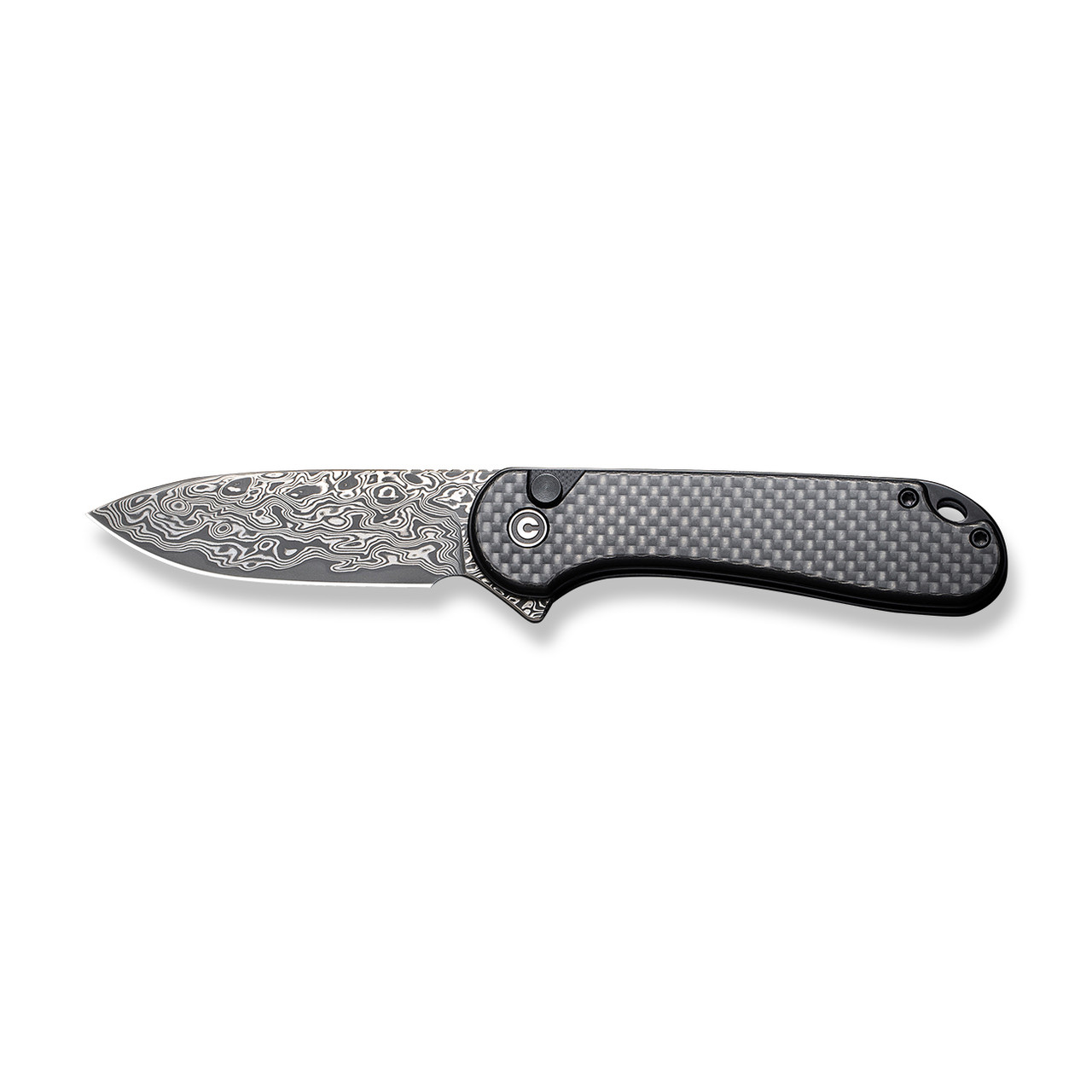 Civivi Button Lock Elementum II Folding Twill Carbon Fiber/Black G10 ...