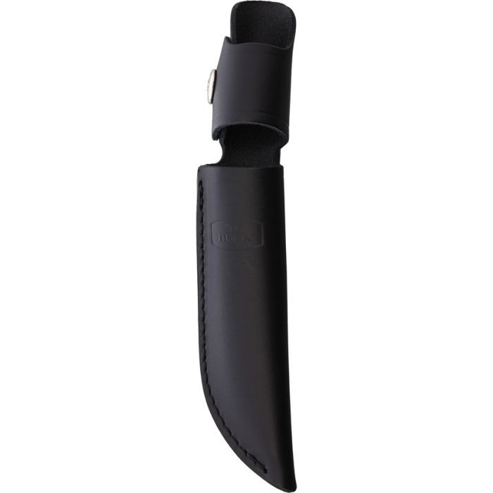 Buck Brahma Fixed Blade Knife Black Phenolic Handle 420HC Clip Point ...