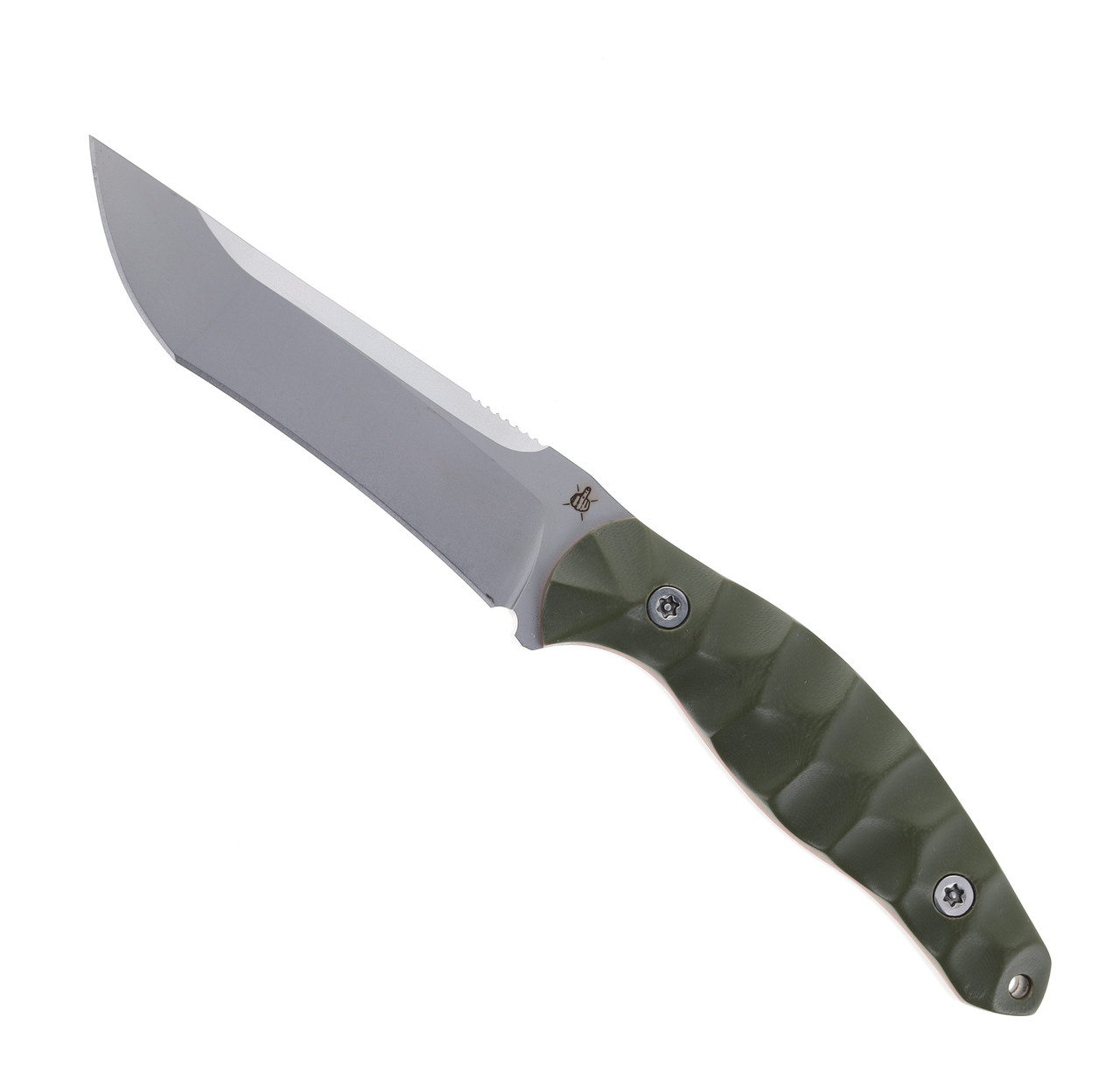 Bastad Knives Reaper Fixed Blade knife Sculpted Green Micarta Handle ...
