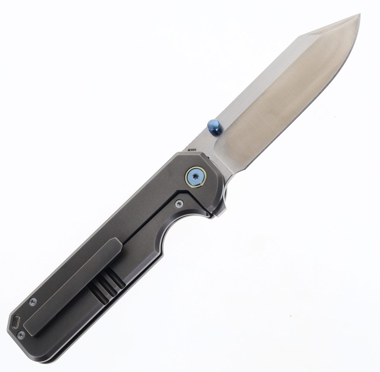 Miguron Ameight Gladiator II Folding Knife Gray Titanium Handle Satin ...