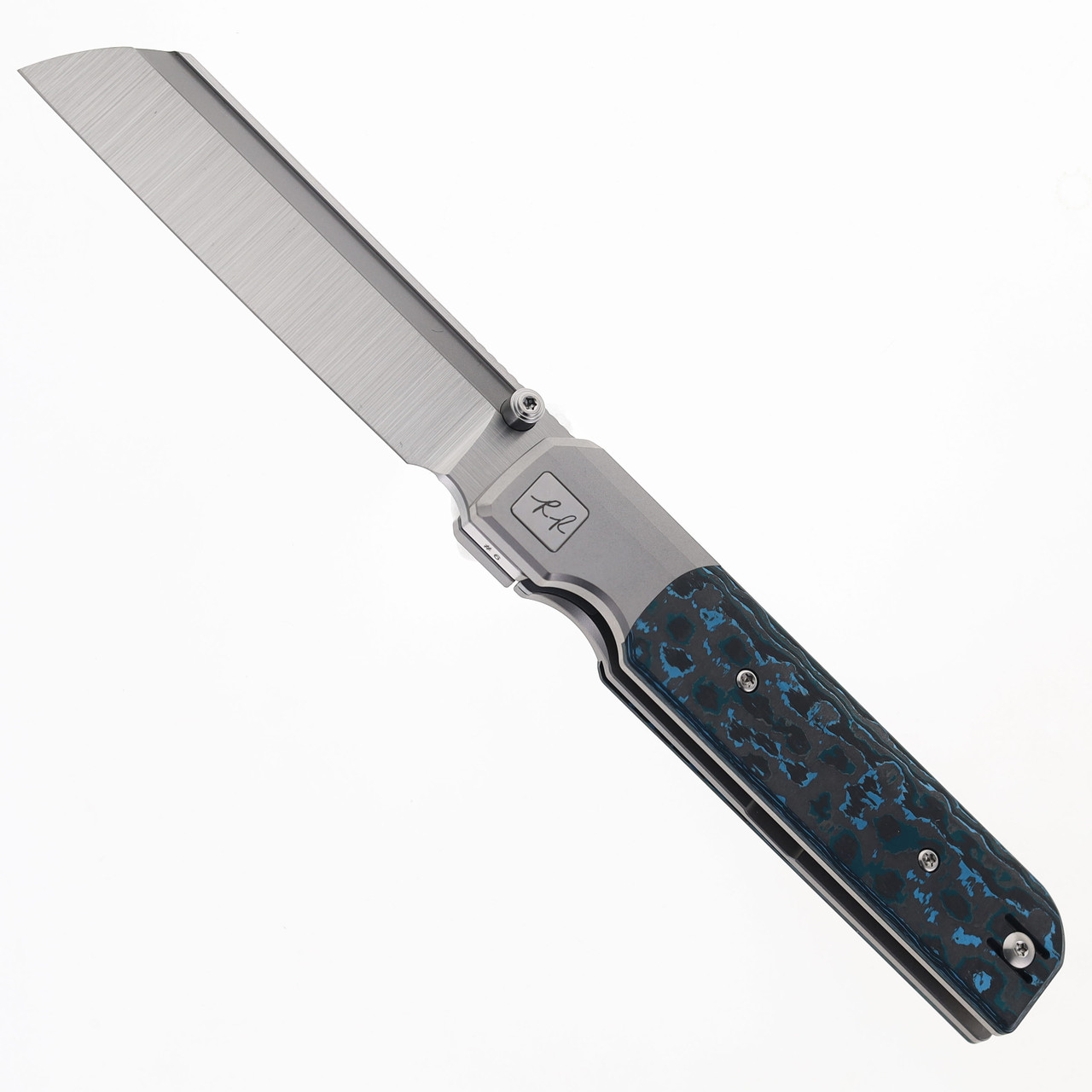 Knife Standards RR Station Pocket Knife Aqua Blue Carbon Fiber ...
