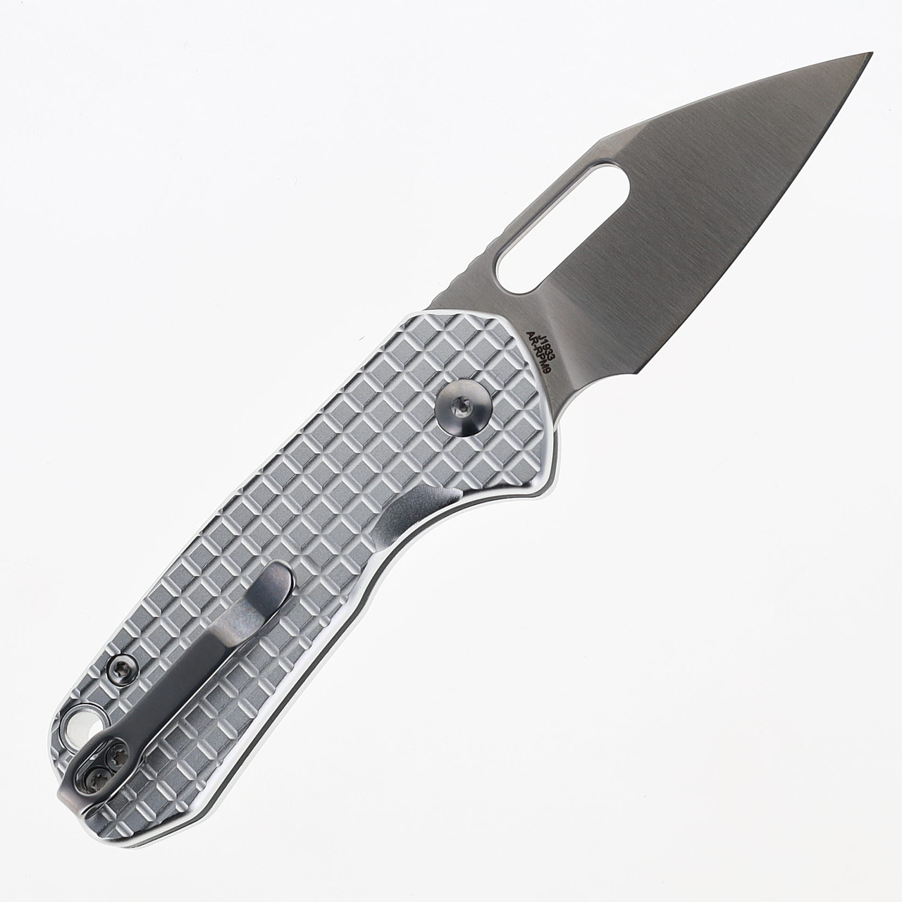 CJRB Mini Pyrite Folding Knife Aluminum AR-RPM9