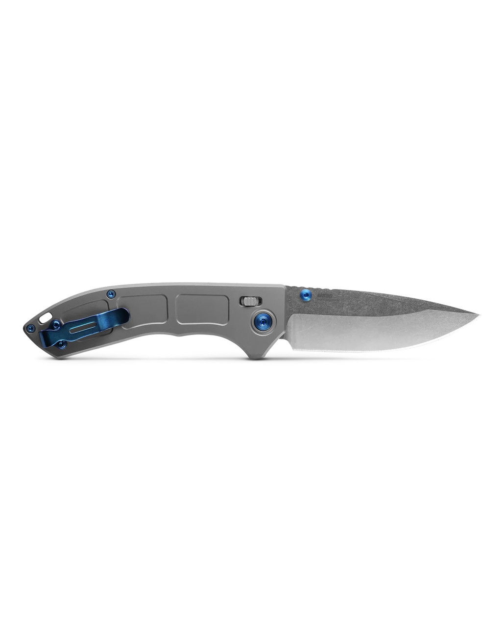 Benchmade Narrows Axis Lock Folding Knife Gray Titanium Handle M390 ...