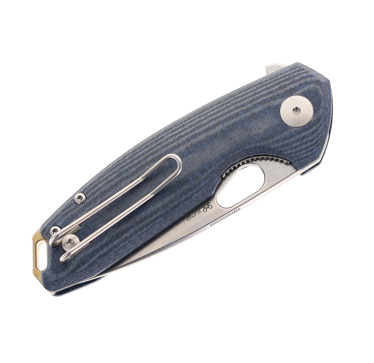 Giant Mouse Knives ACE Tribeca Folding Knife Denim Micarta Handle ...