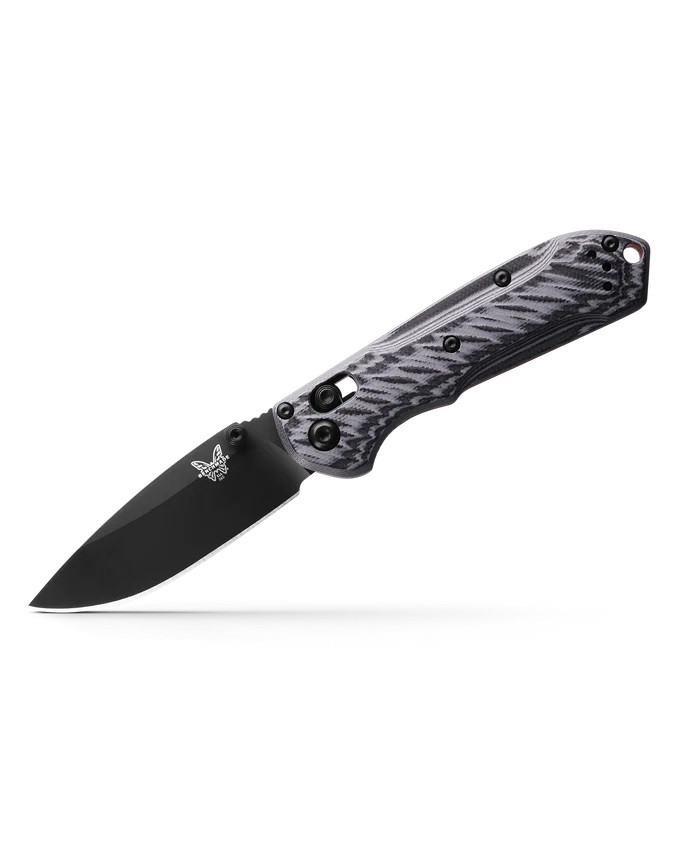 Benchmade Mini Freek Folding Knife Black/Gray G10 Handle CPM-M4 Drop ...
