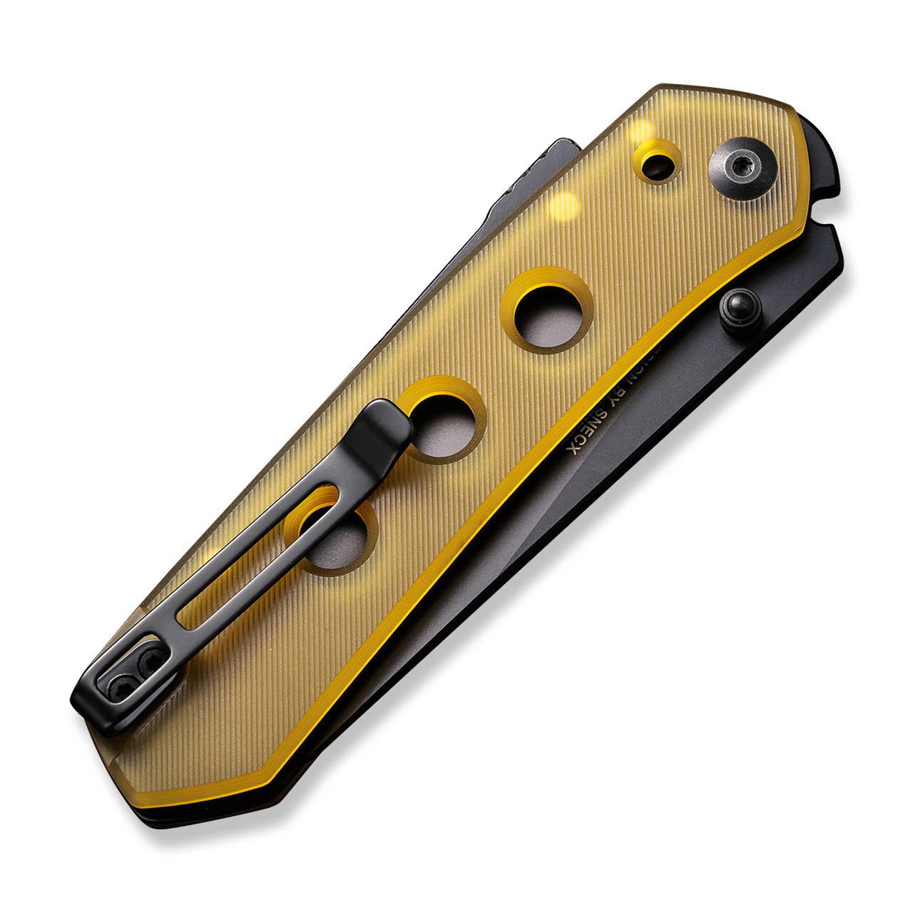 Civivi Vision FG Folding Knife Bead Blast Ultem Handle Nitro-V Reverse ...