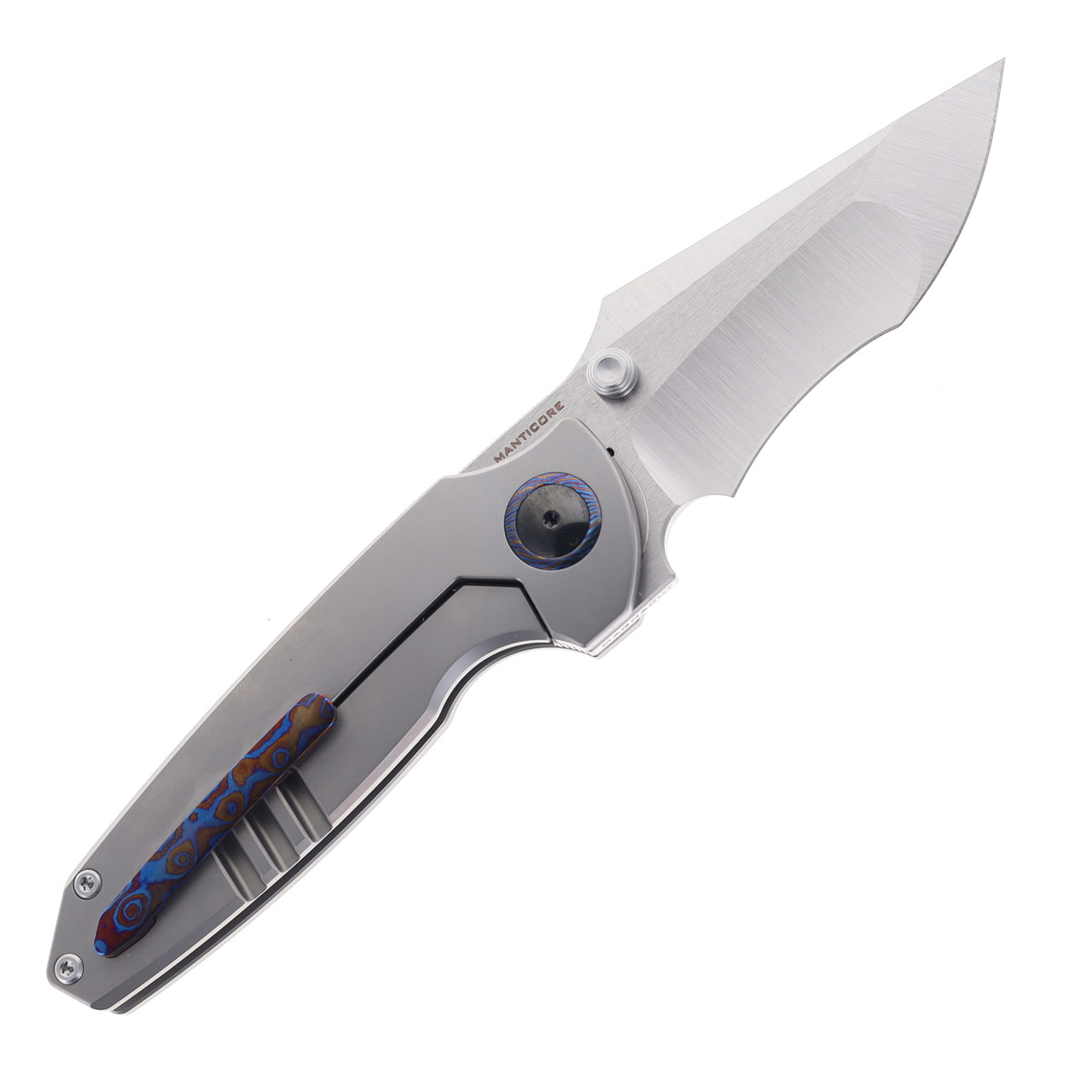 Maxace Knives Manticore Pocket Knife Titanium Handle Magnacut Steel ...