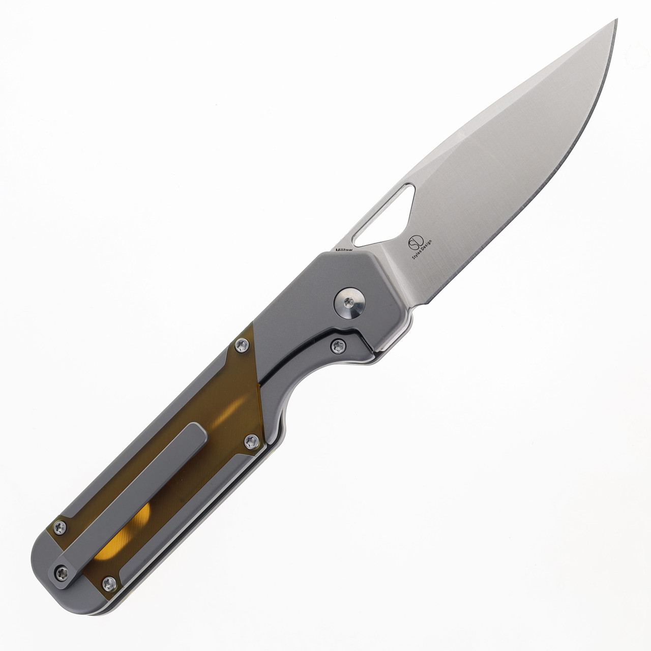WMK Kizer Militaw Knife - Ti & Ultem, 154CM Steel