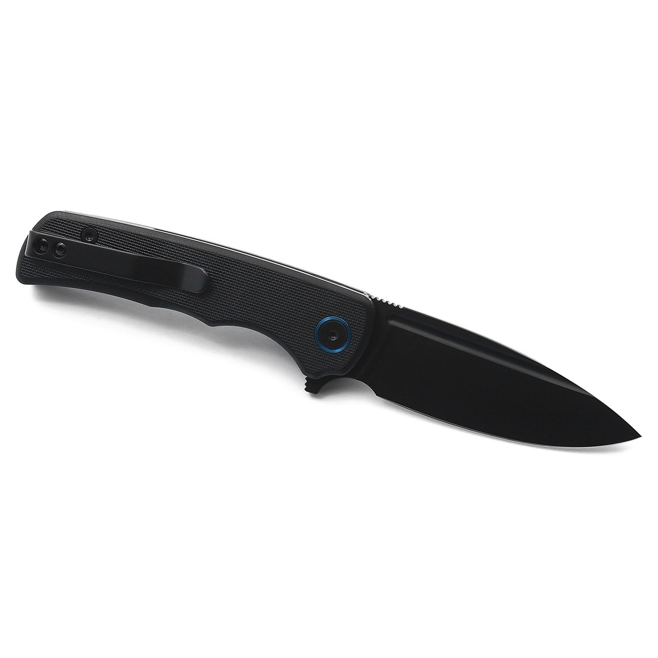 Miguron Talism Folding Knife Black G10 Handle D2 Plain Black Blade MGR ...