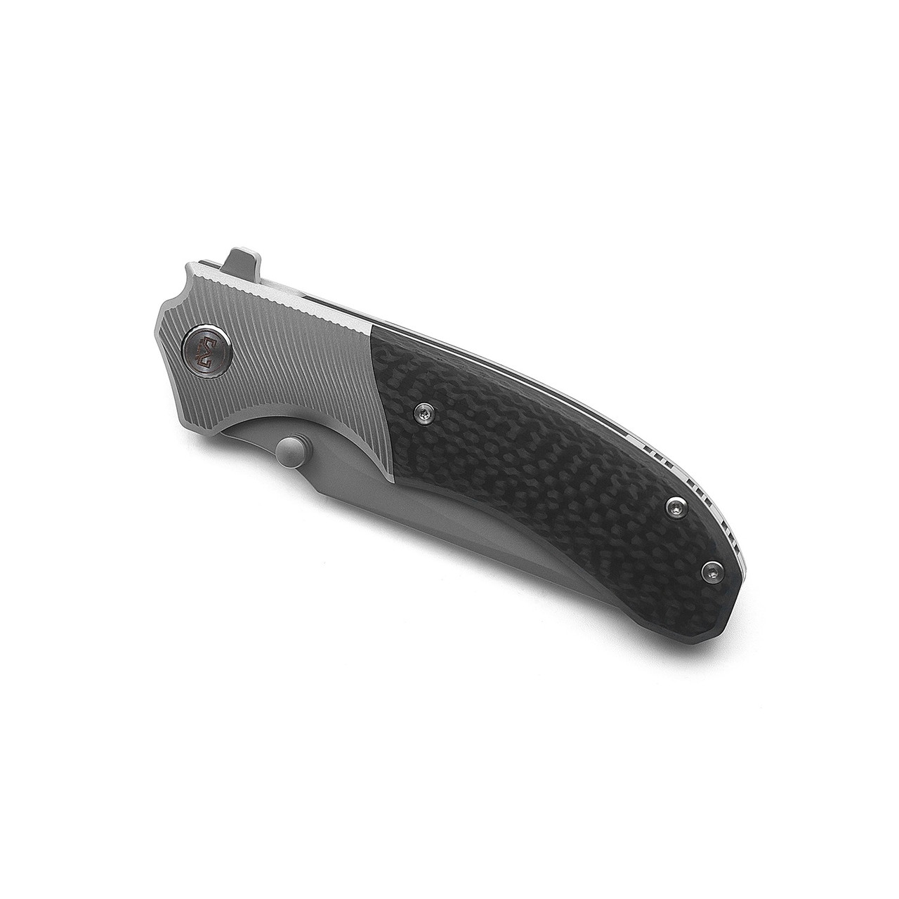 Miguron Centurion Folding Knife Titanium/Carbon Fiber Handle S90V Plain ...