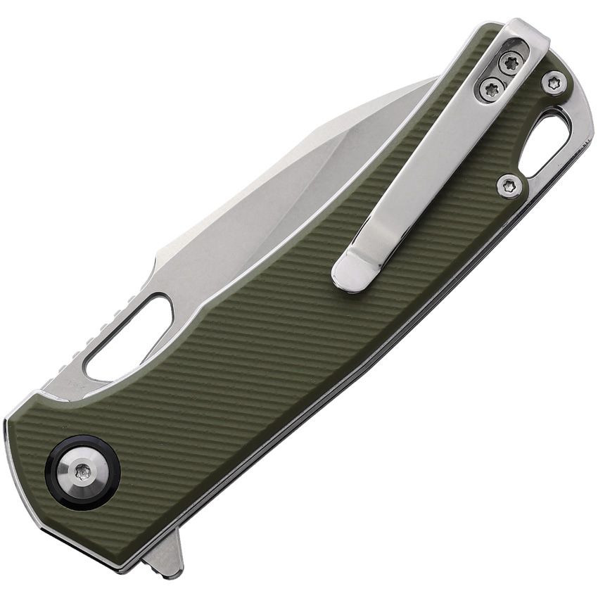 CobraTec Wolverine Linerlock Folding Knife OD Green G10 Handle D2 Plain ...