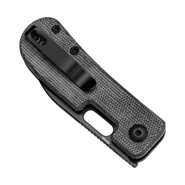 Kizer Banish Pocket Knife 154CM Blade Button Lock Micarta Handle V2676C1