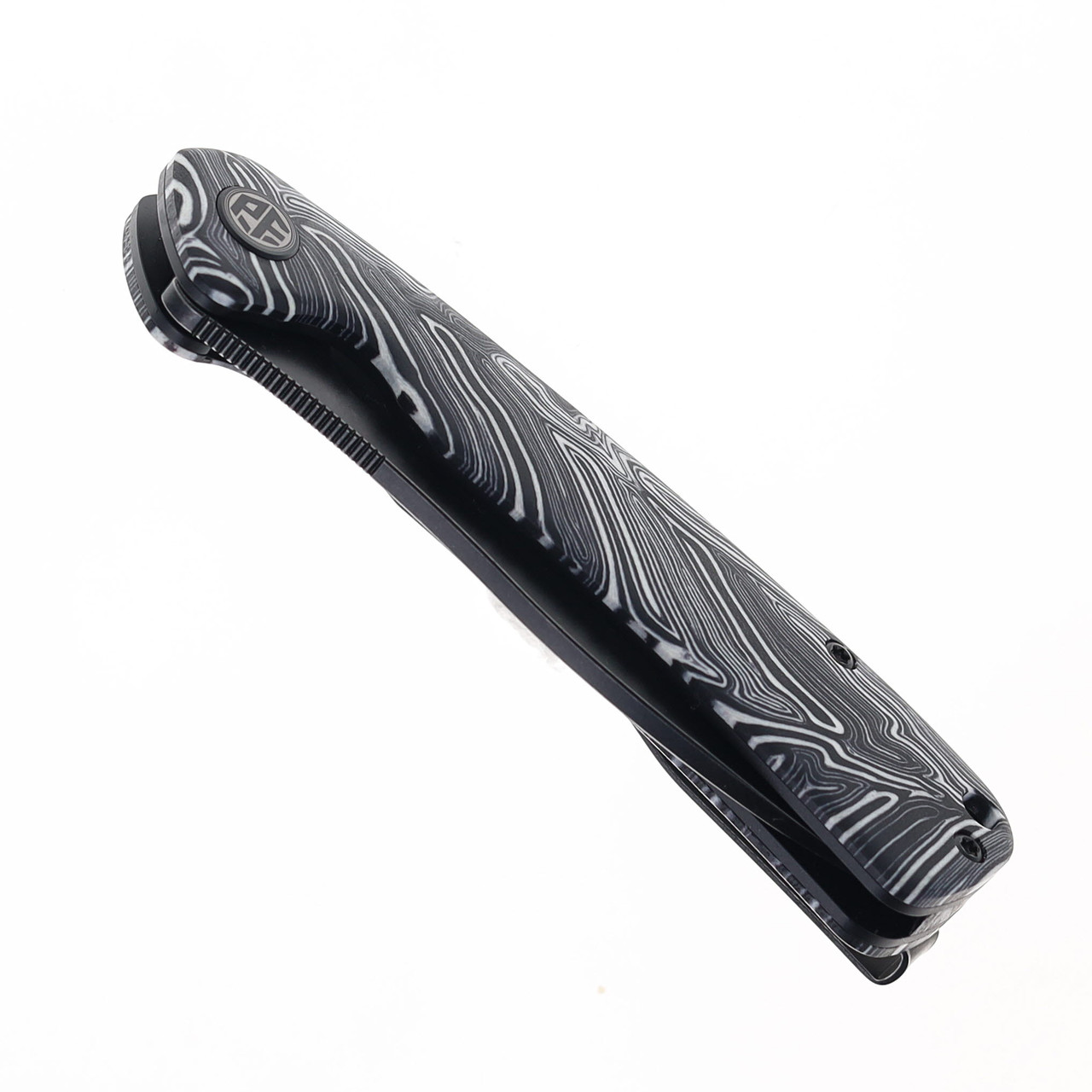 Petrified Fish Rogue Folding Knife White Gmascus G10 Handle 154CM Plain ...