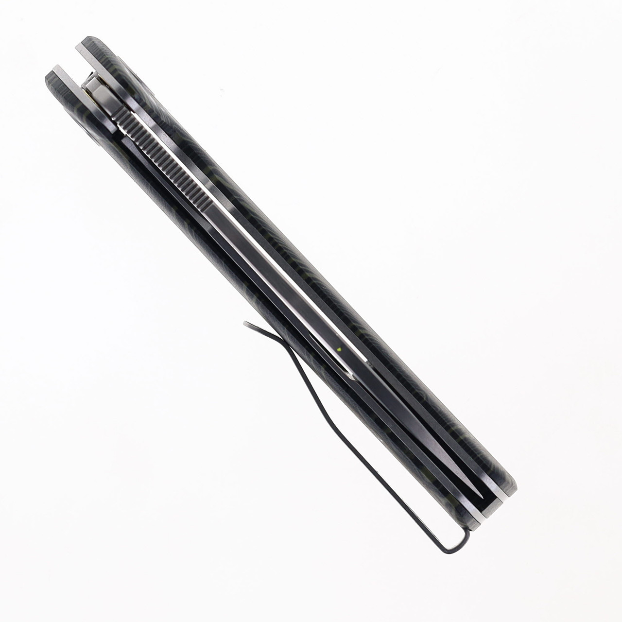 Petrified Fish Rogue Folding Knife Green Gmascus G10 Handle 154CM Plain ...