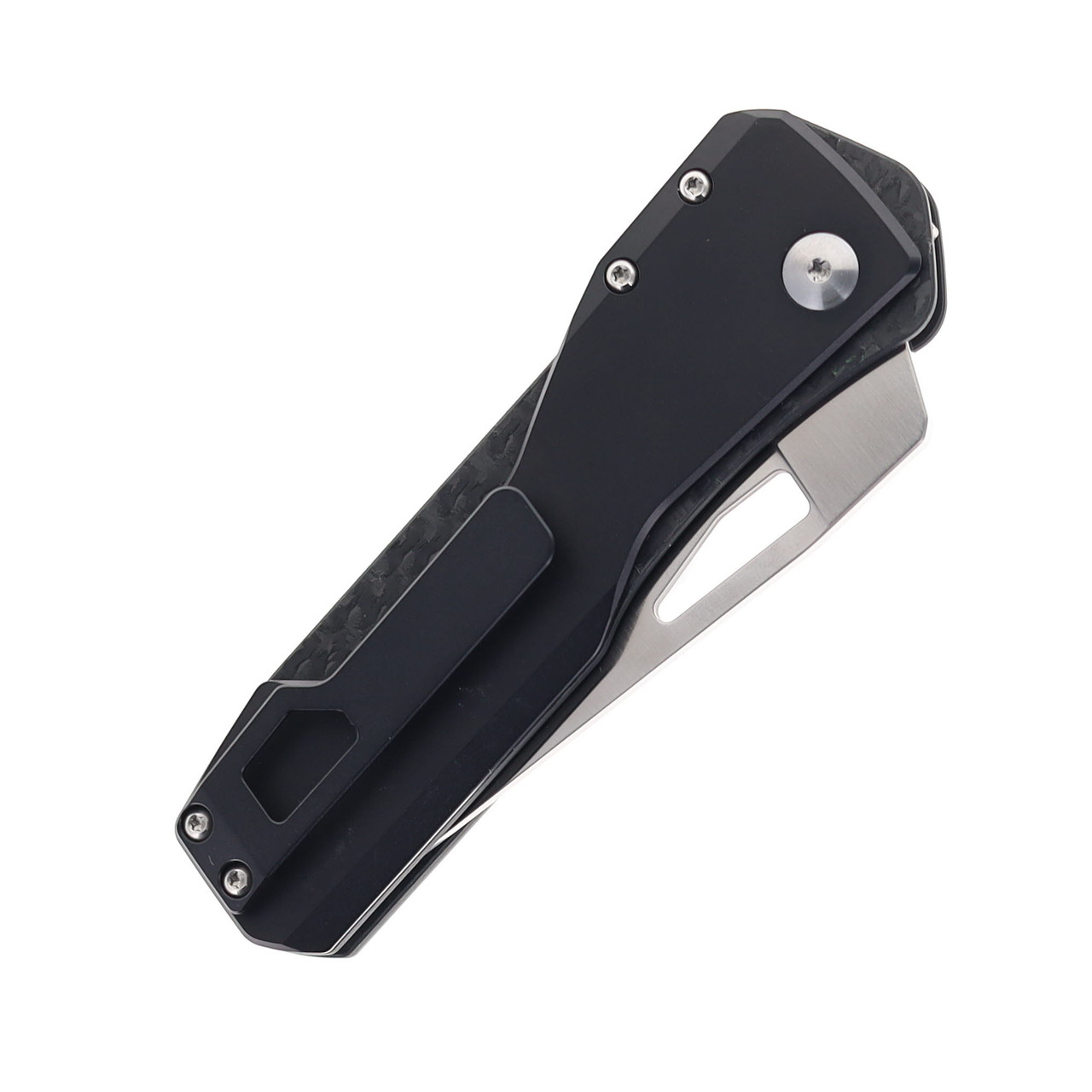 WinterBlade Mirage Folding Knife Black TI /Carbon Fiber Handle M390 ...