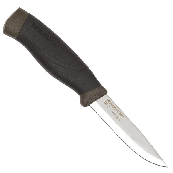 Mora of Sweden Companion Heavy Duty Knife Military Green Handle Plain ...