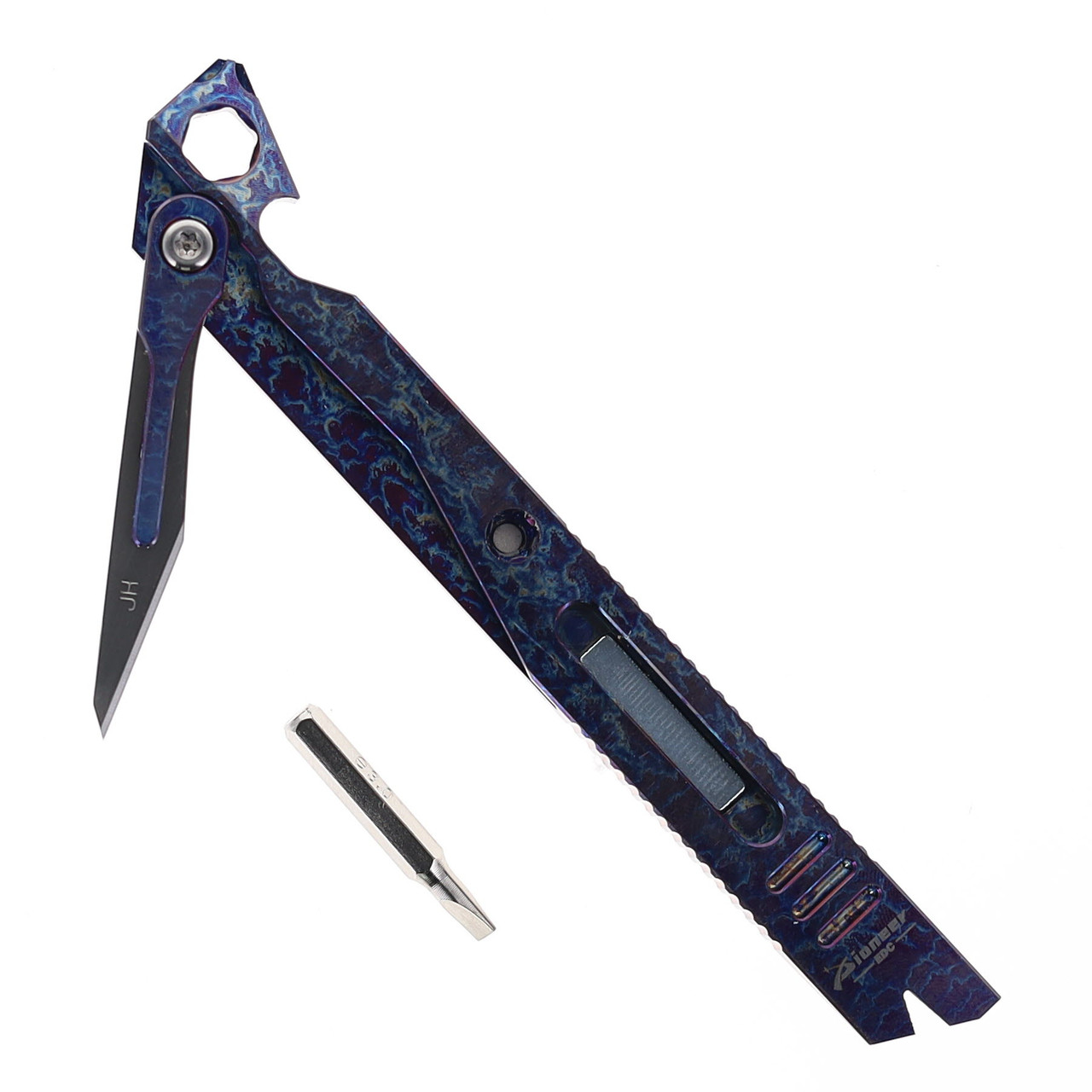 Two Sun Multi-Tool Screwdriver Pry-Bar Color Titanium Body EDC-21-Color
