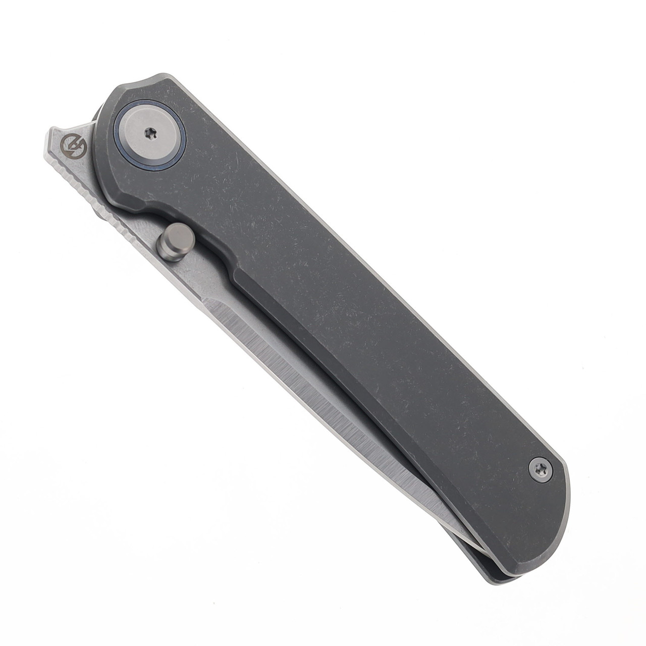 Maxace Peregrine II Folding Knife Stonewashed Titanium Handle M390 ...