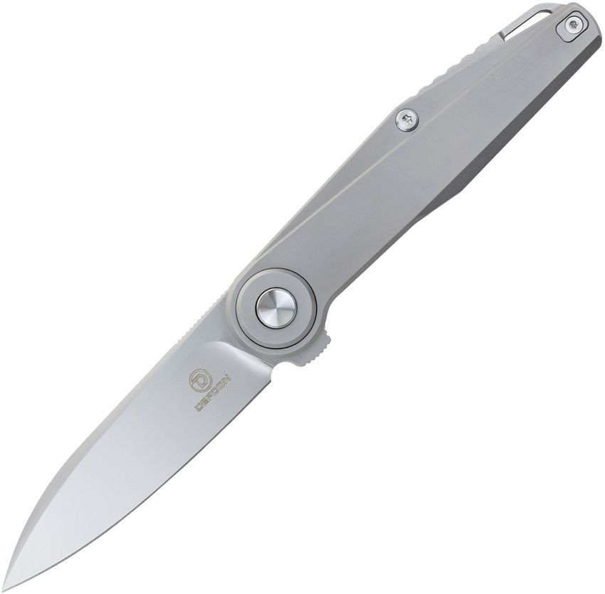 Defcon Fulcrum Leverage Lock Folding Knife Bead Blast Titanium Handle ...