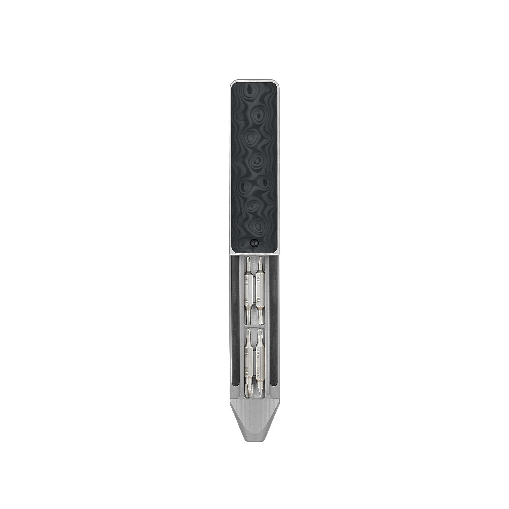 Olight Otacle Tool Titanium /Carbon Fiber Inlay Handle D2 Bits