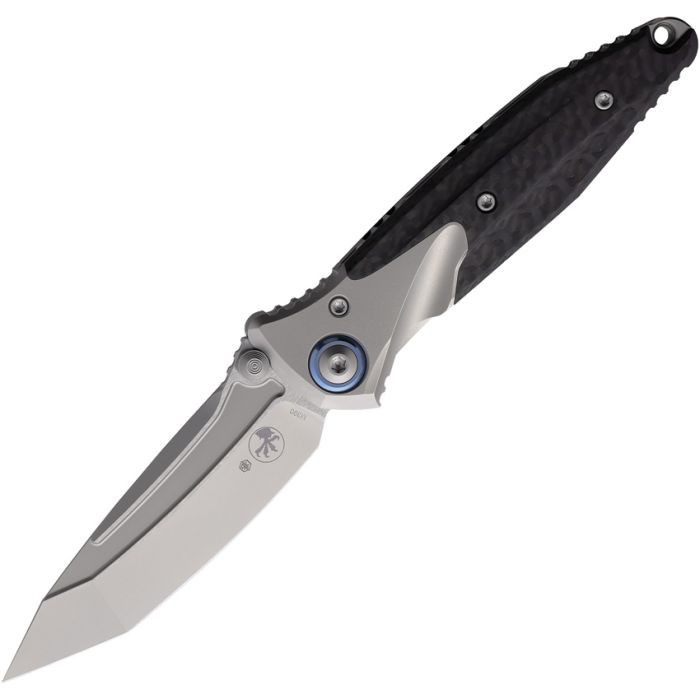 Microtech Socom Bravo Mini Framelock Folding Knife Gray Titanium Handle ...