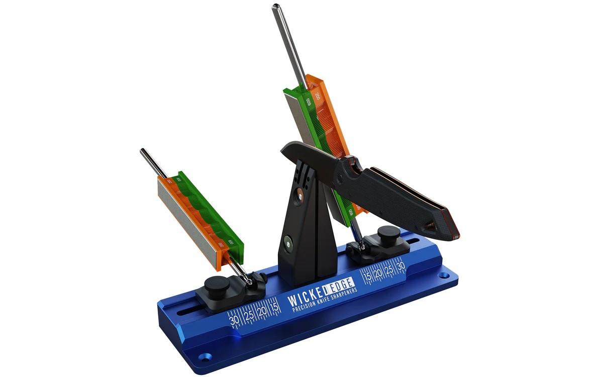 Wicked Edge Go Preciision Knife Sharpener 200/600 Grit Diamond Stone ...
