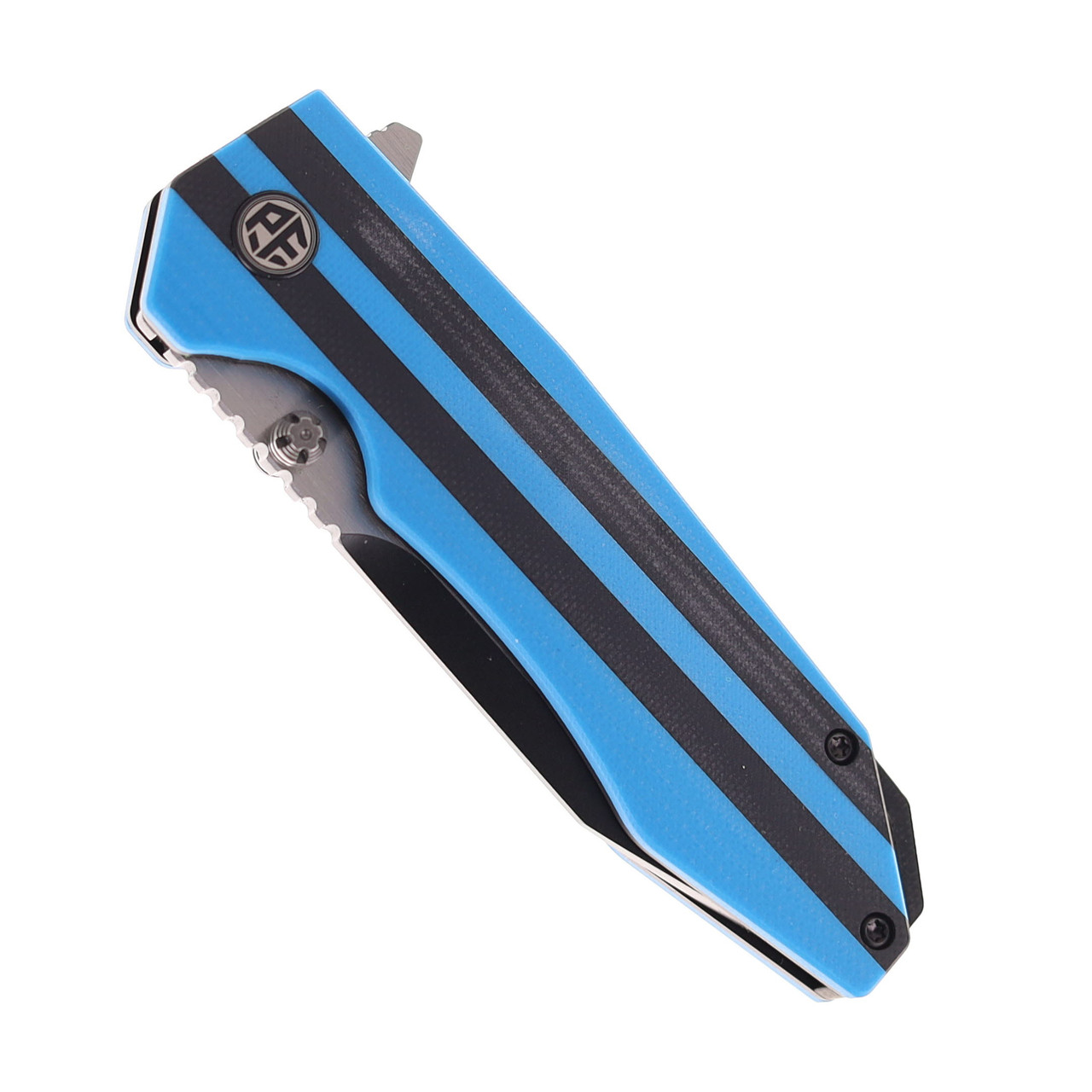 Petrified Fish Mocado Folding Knife Blue/Black G10 Handle K110 Plain ...