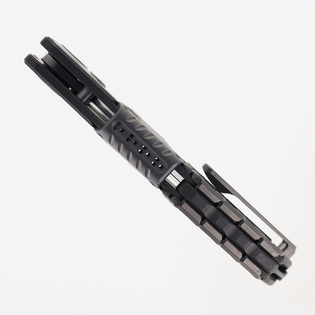 Maxace Titanis II Knife Stonewashed Titanium MagnaCut Steel Blade