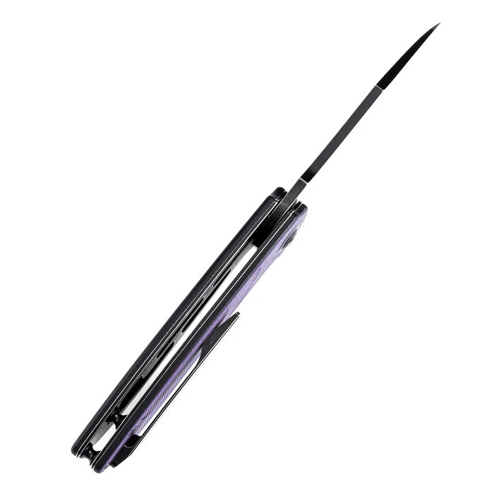 Tenable Prometheus Folding Knife Purple/Black G10 Handle 14C28N Drop ...