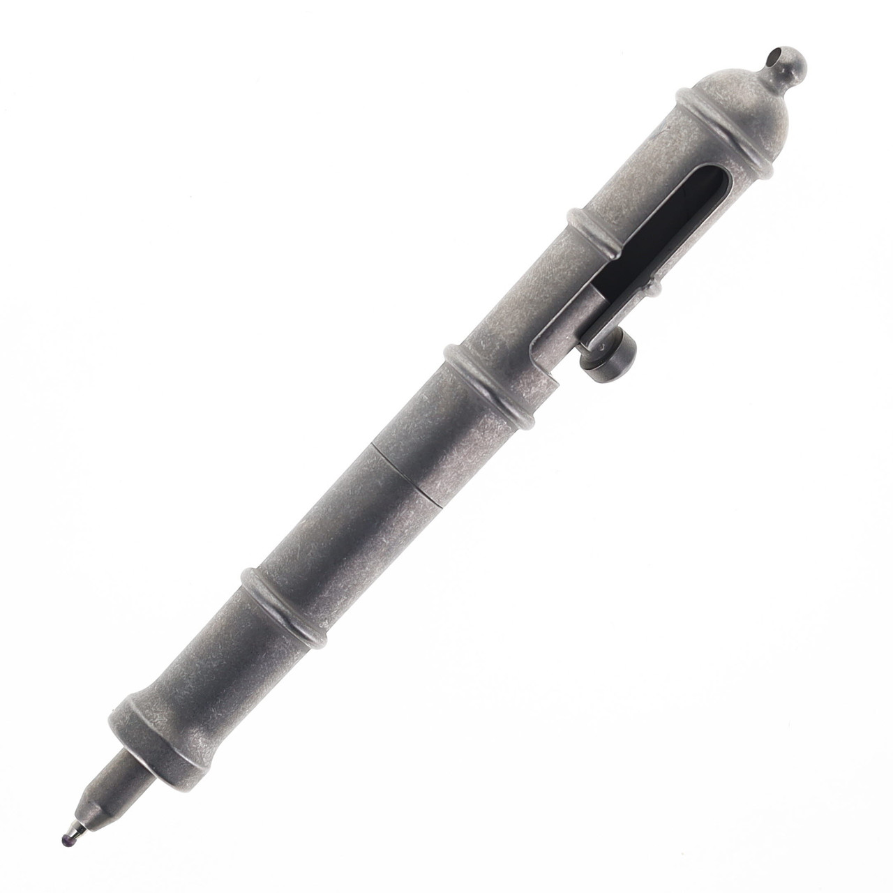Two Sun Bolt Action Pen Titanium Body Stonewash Finish Black ink TS-PEN35