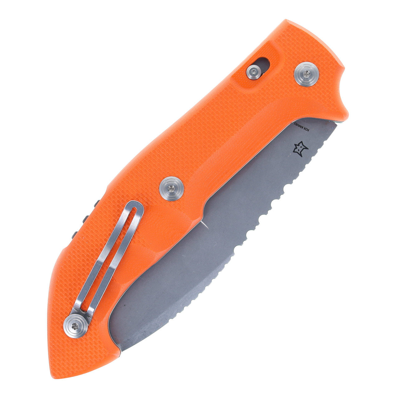Midgards Messer Tracker Folder Pocket Knife Orange G10 Handle with ...
