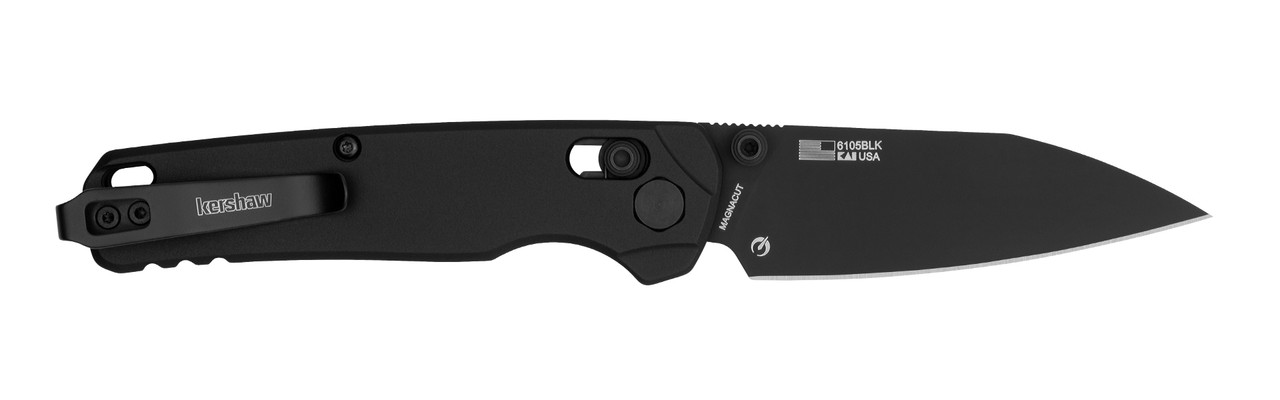 Kershaw Bel Air Pocket Knife Magnacut Blade Duraloc Black Aluminum ...