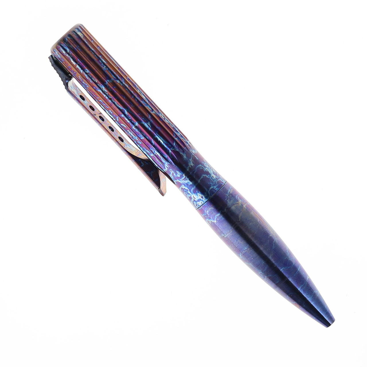 Two Sun Tactical Bolt Action Pen Color Titanium Body Black Ink PEN-26-COLOR