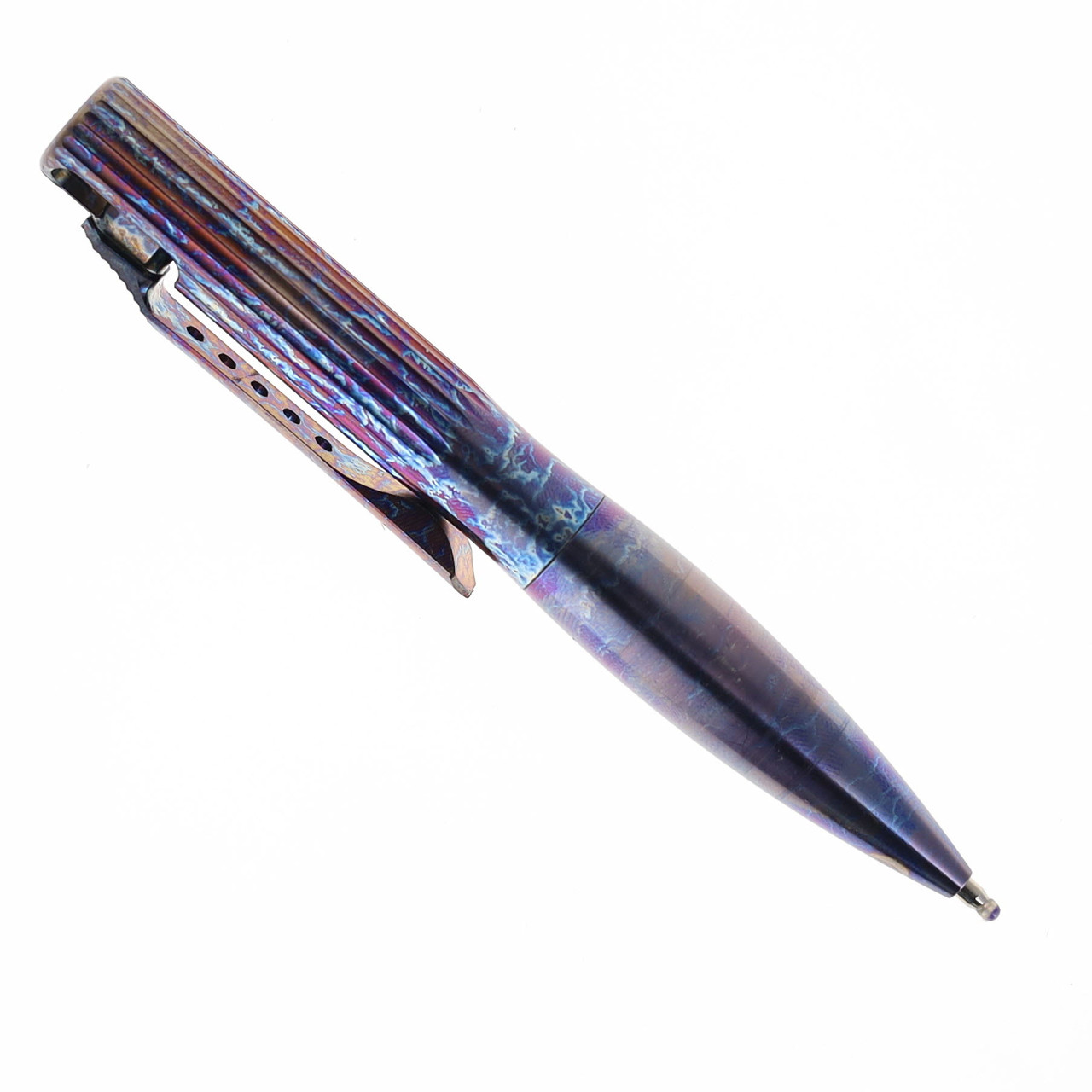 Two Sun Tactical Bolt Action Pen Color Titanium Body Black Ink PEN-26-COLOR