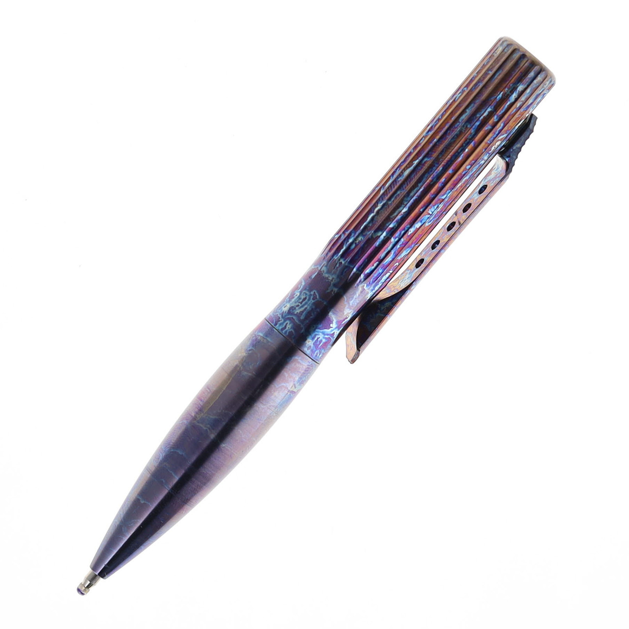 Two Sun Tactical Bolt Action Pen Color Titanium Body Black Ink PEN-26-COLOR