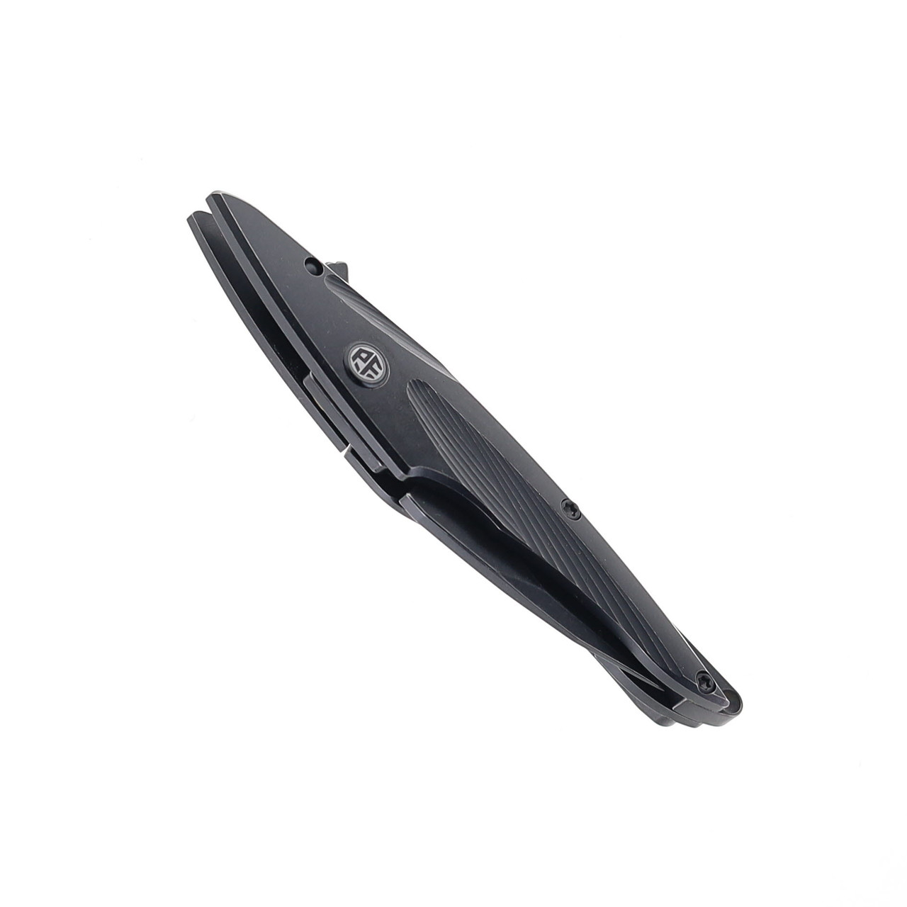 Petrified Fish E10-DDW Hummingbird Folding Knife Black Titanium Handle ...