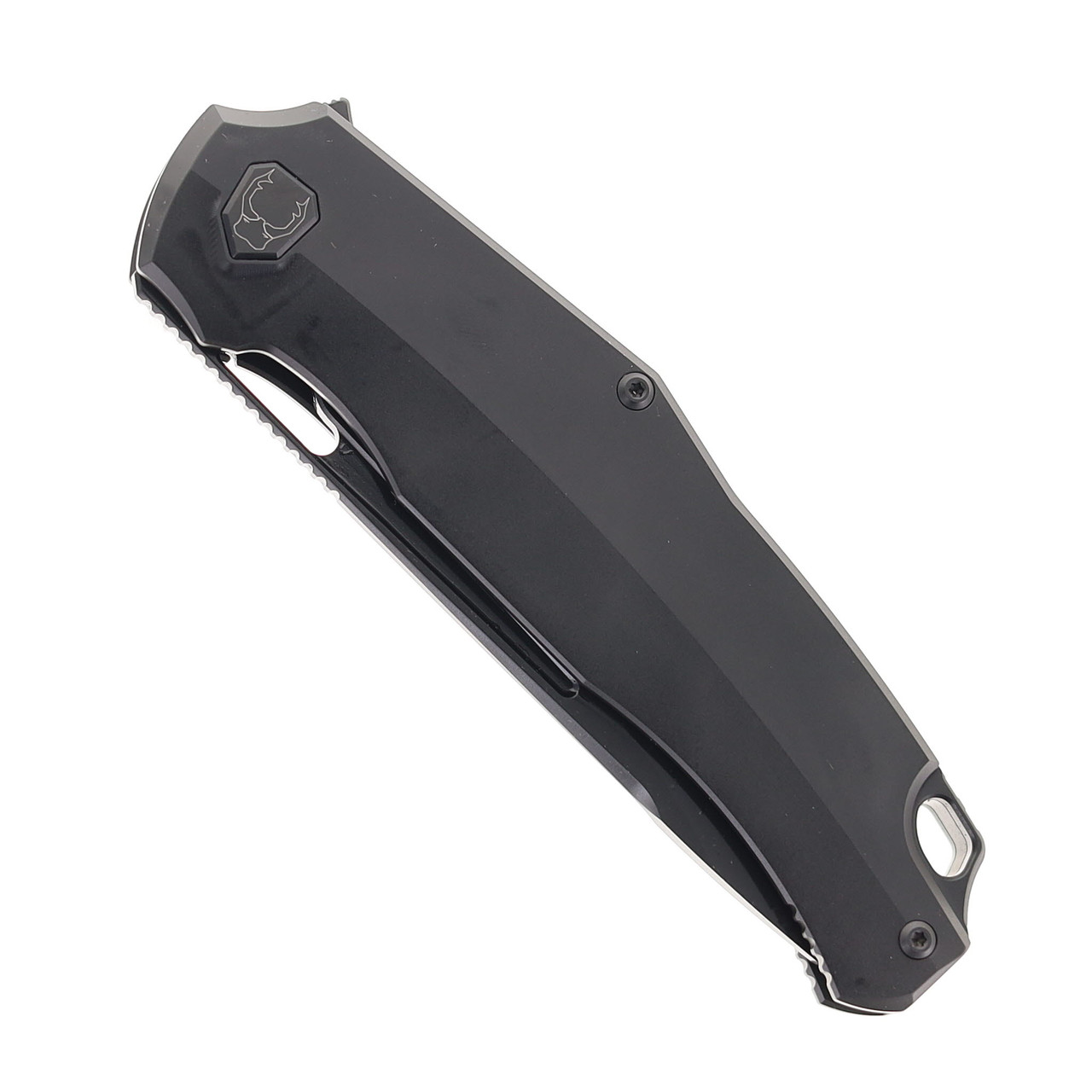 Vanguard Knives Atomic Folding Knife PVD Phantom Black Titanium Handle ...