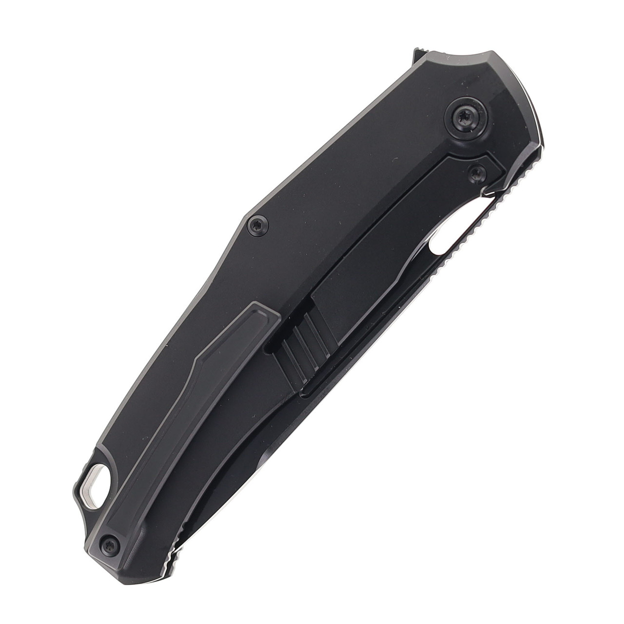 Vanguard Knives Atomic Folding Knife PVD Phantom Black Titanium Handle ...