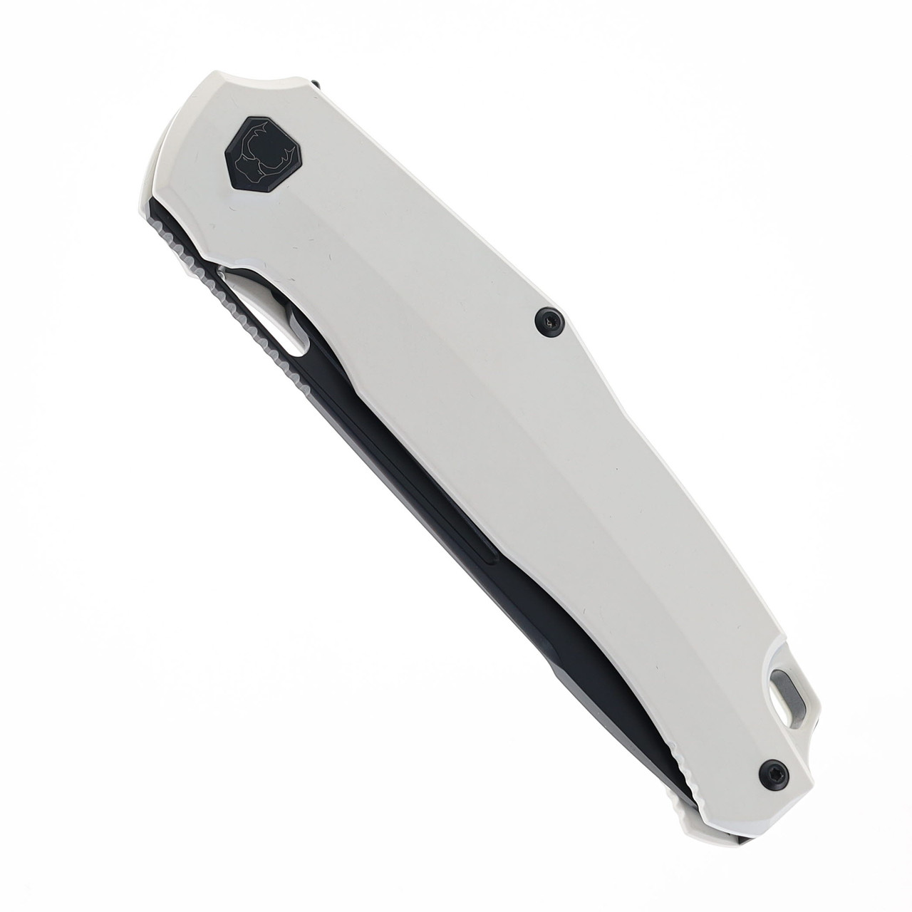 Vanguard Knives Atomic Folding Knife Stormtrooper White Titanium Handle ...