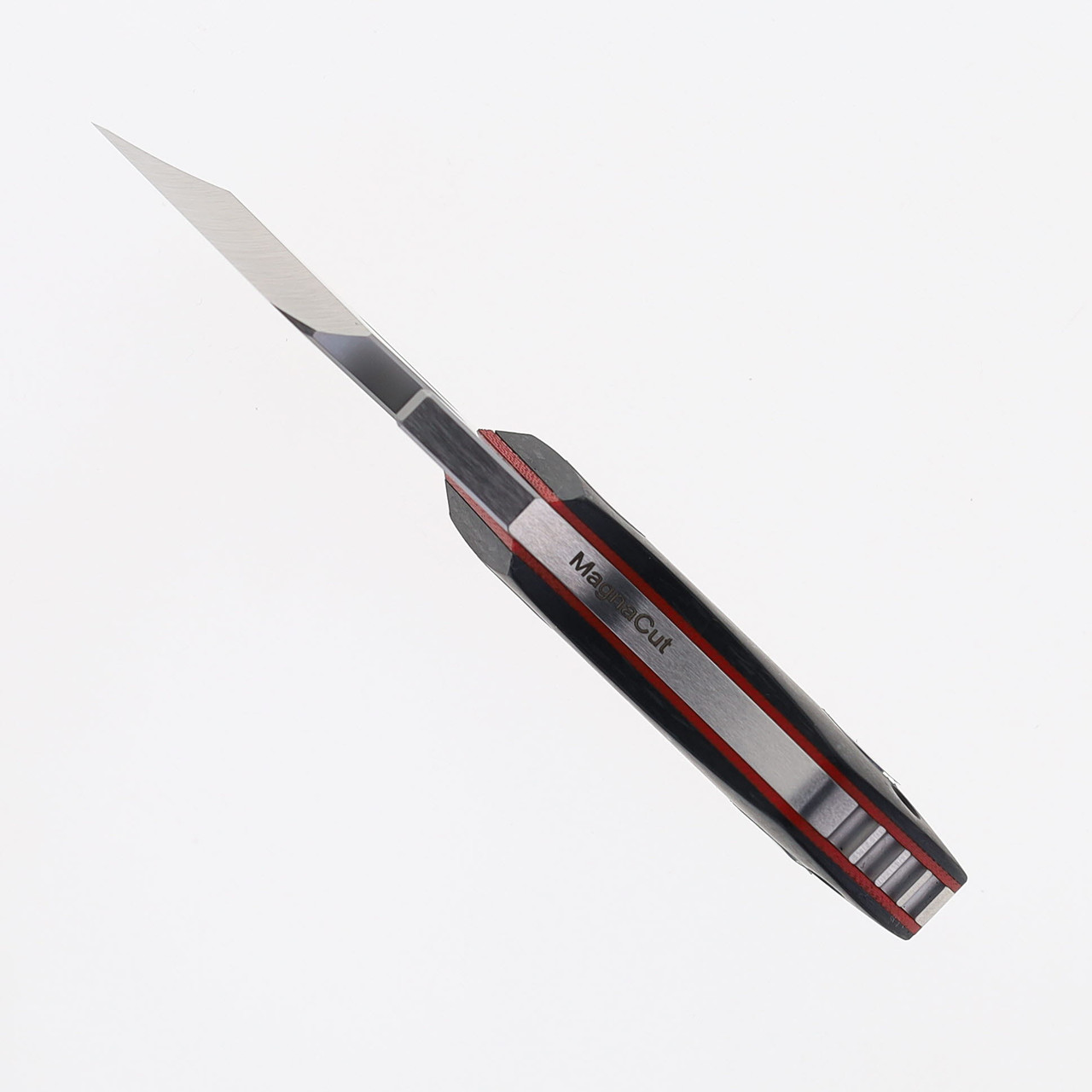 Mecforce Bergman Knives Brew Tool Fixed Blade Knife Carbon Fiber Red ...