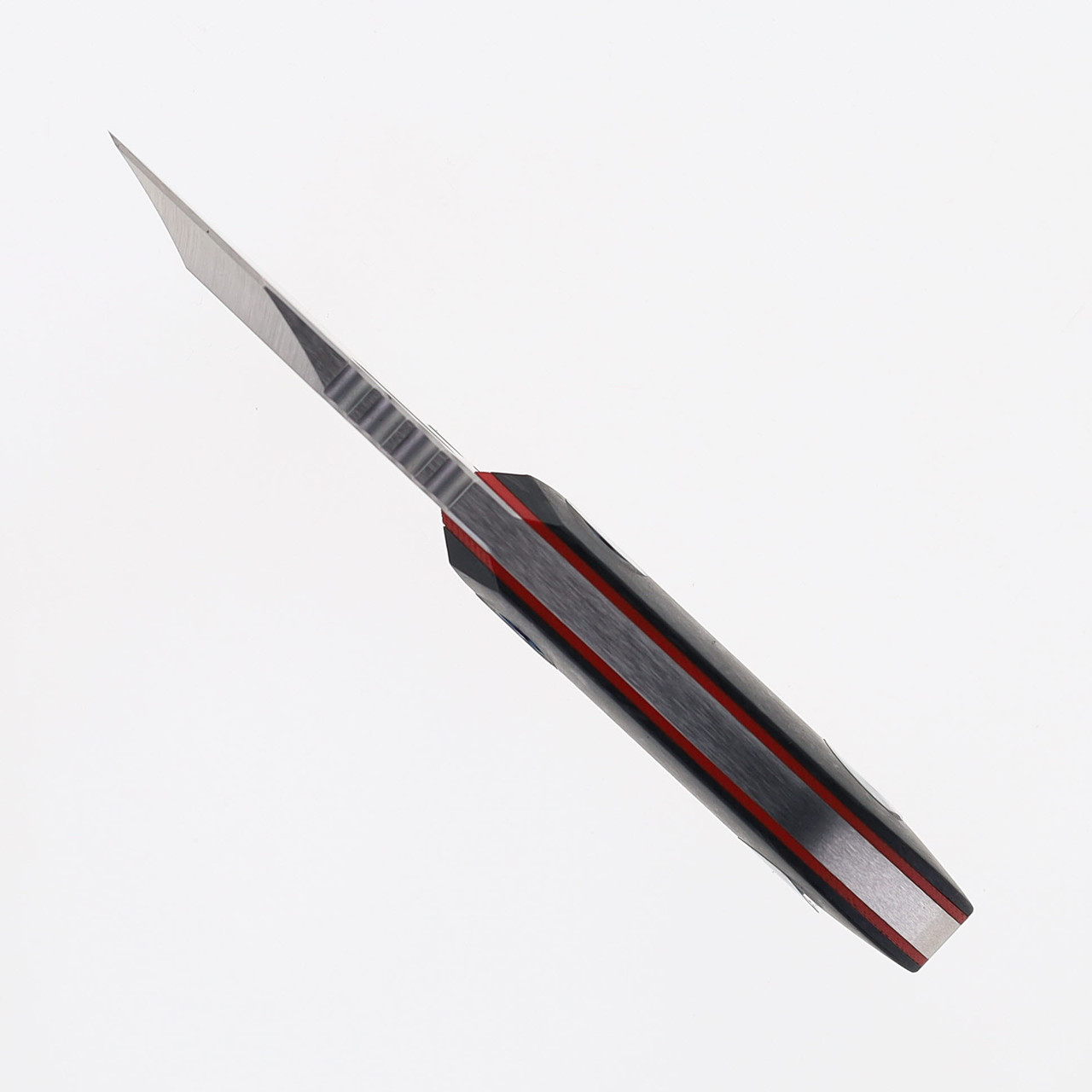 Mecforce Bergman Knives Brew Tool Fixed Blade Knife Carbon Fiber Red ...