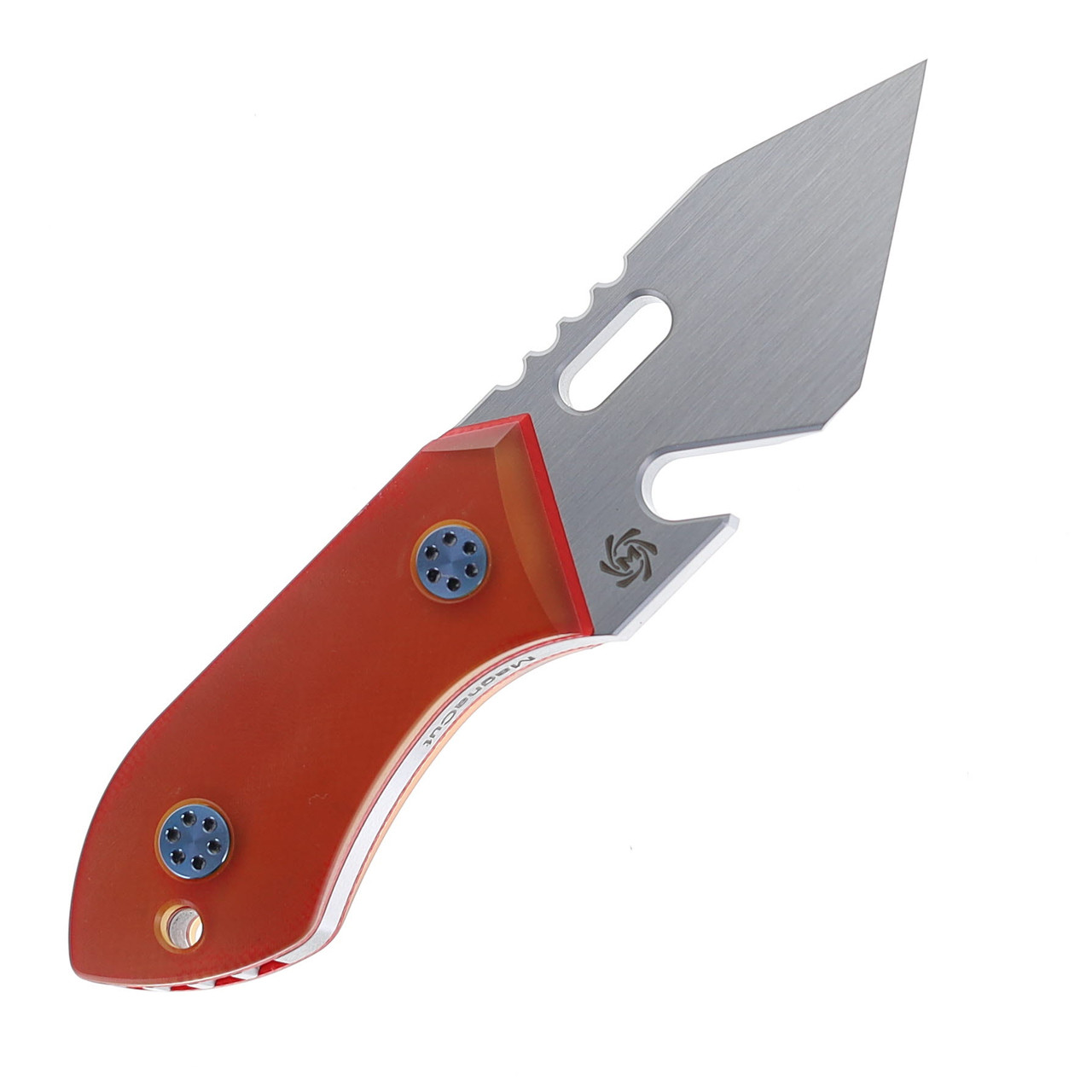 Mecforce Bergman Knives Brew Tool Fixed Blade Knife Ultem w/ Red Liner ...
