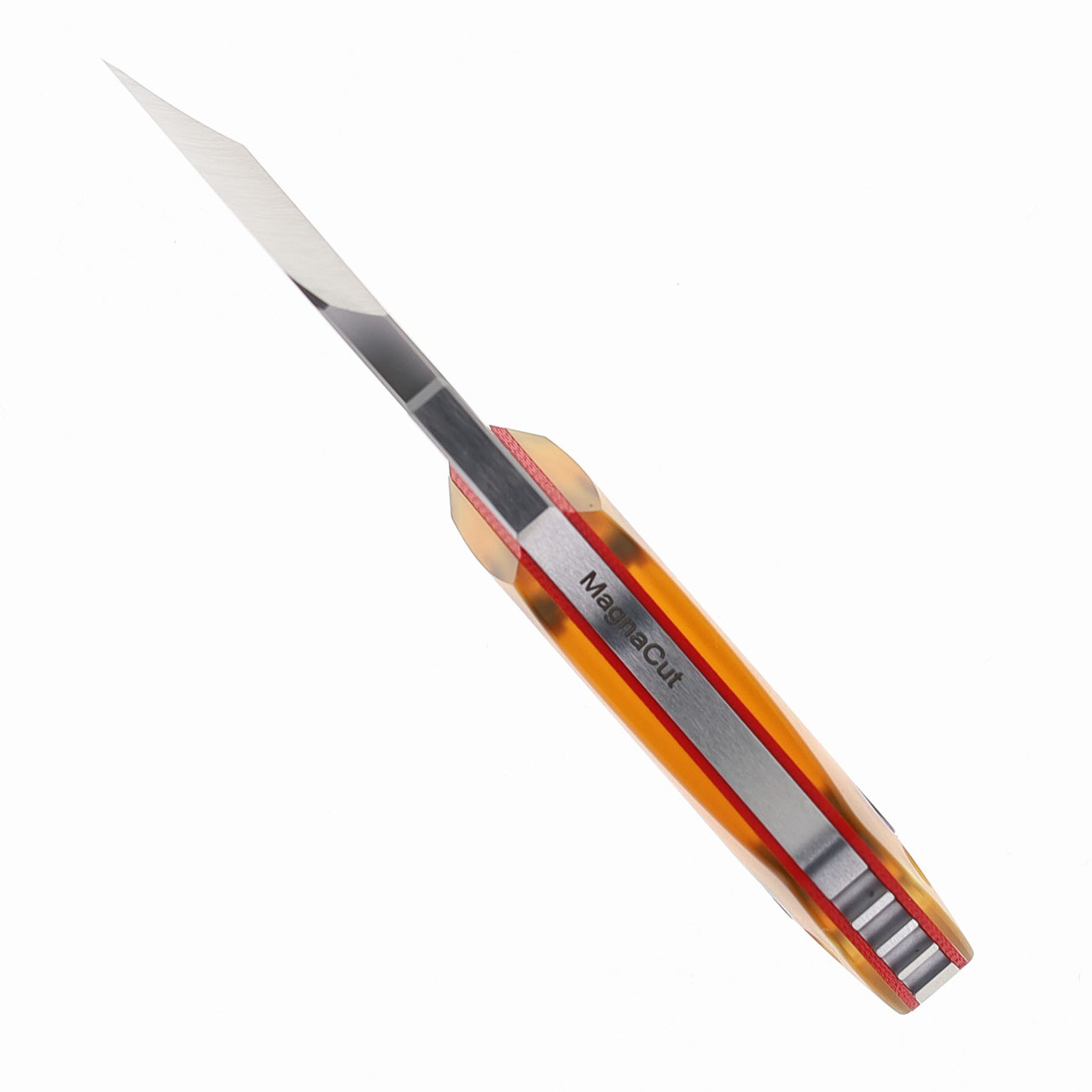 Mecforce Bergman Knives Brew Tool Fixed Blade Knife Ultem w/ Red Liner ...