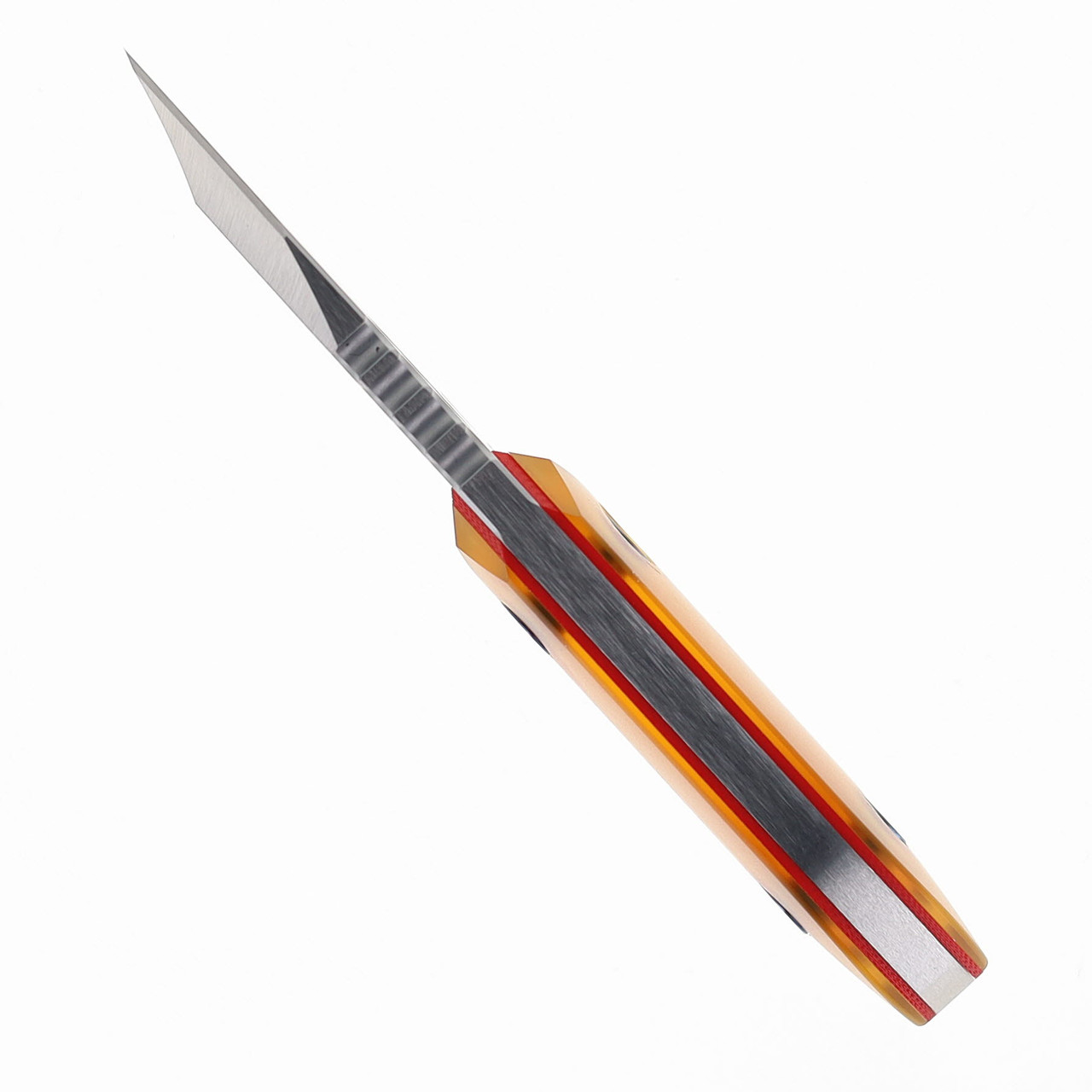 Mecforce Bergman Knives Brew Tool Fixed Blade Knife Ultem w/ Red Liner ...