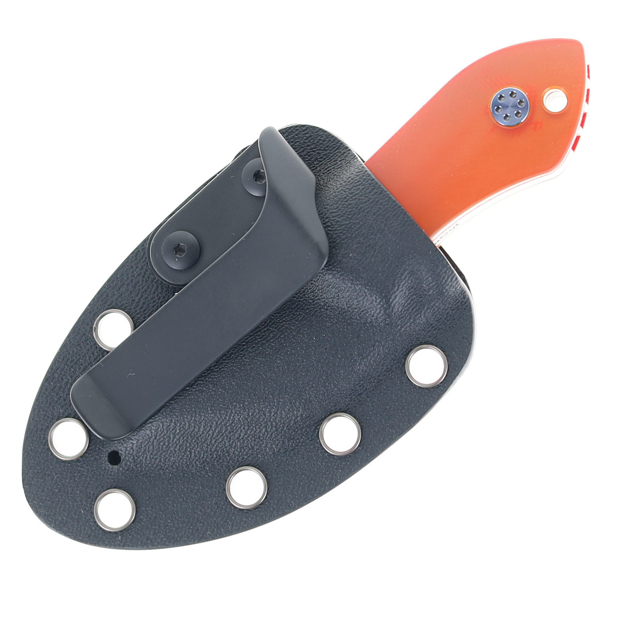 Mecforce Bergman Knives Brew Tool Fixed Blade Knife Ultem w/ Red Liner ...