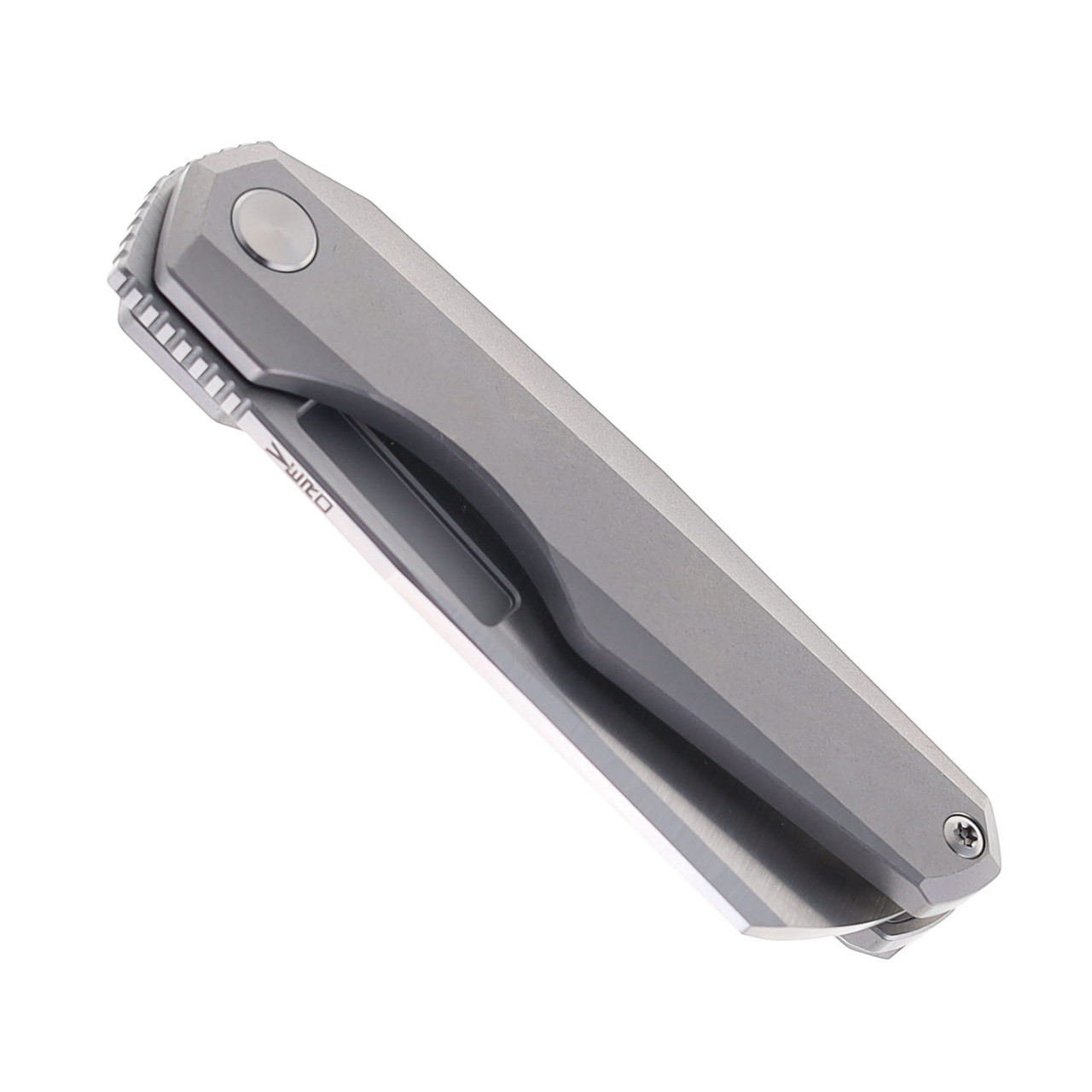 Vero Engineering Neuron Flipper Folding Knife Belt Satin M390 Blade ...