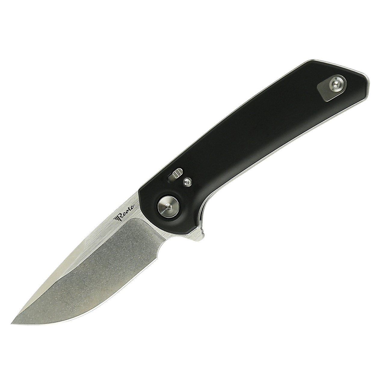 Reate PL-XF Folding Knife – Black Aluminum | White Mountain Knives