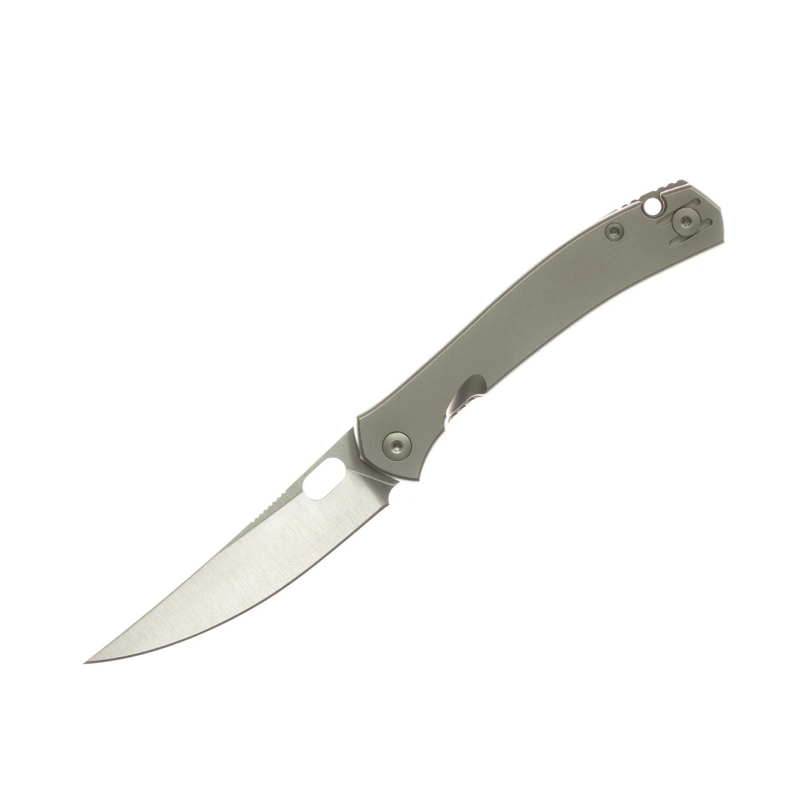 GiantMouse Bleecker Titanium Handle Magnacut Blade Folding Knife ...