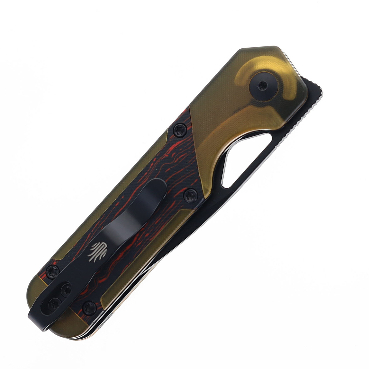 Kizer Mini Militaw Folding Knife G10/PEI Handle Nitro-V Plain Black ...