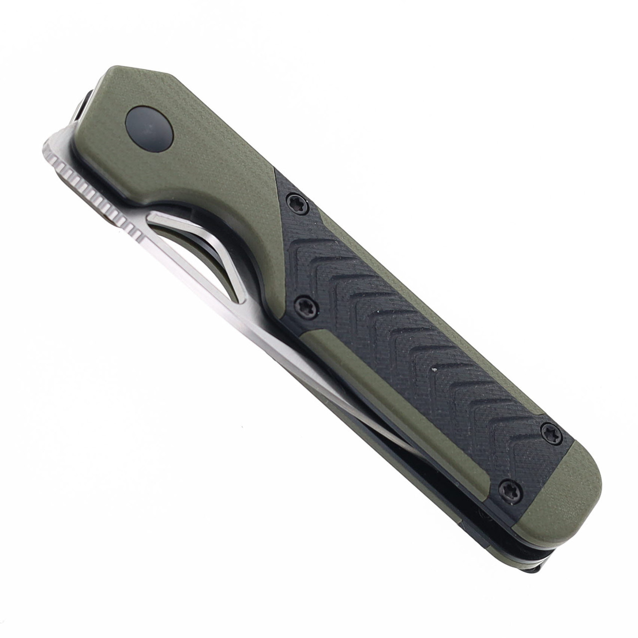 Kizer Mini Militaw Folding Knife Black G10 Handle Nitro-V Plain Edge ...
